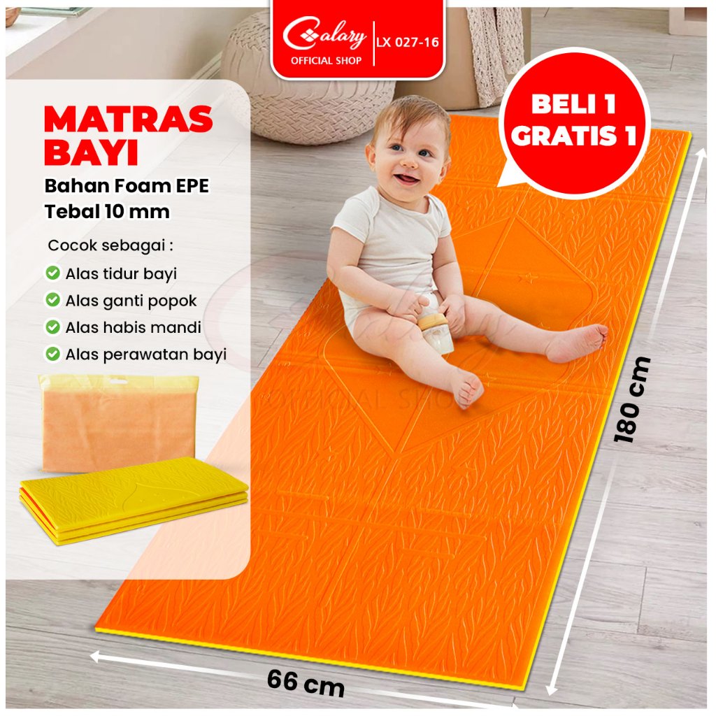 Jual 𝐂𝐀𝐋𝐀𝐑𝐘 Matras Bayi Matras Lipat Duduk Sajadah Lipat XPE Polos ...