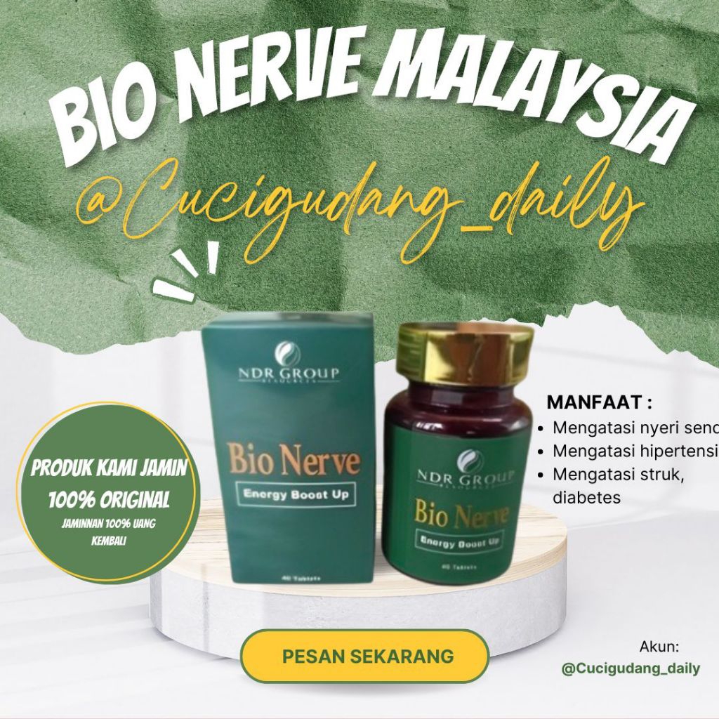 Jual BioNerve Malaysia 100 % original NDR GROUP | Shopee Indonesia