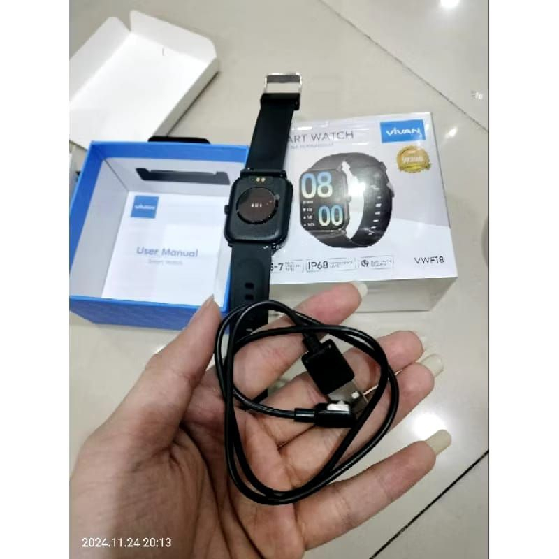 Jual kabel jam smartwach VIVAN VWF18 VWF19 VWF21 VWY23 kabel charger ...