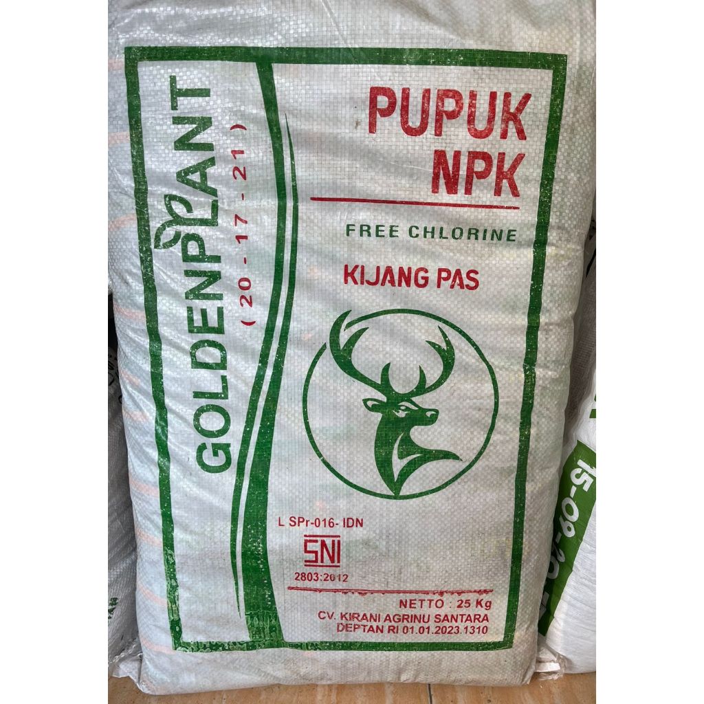 Jual PUPUK NPK STARTER 21-21-21+TE JUPITER CAP KEPALA SAPI GOLDEN MAX ...