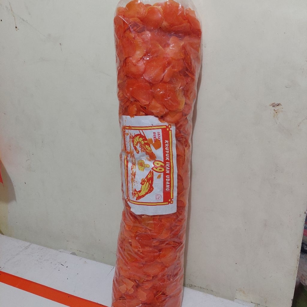 Jual krupuk ikan udang 69 seblak /krupuk udang /krupuk buat seblak ...
