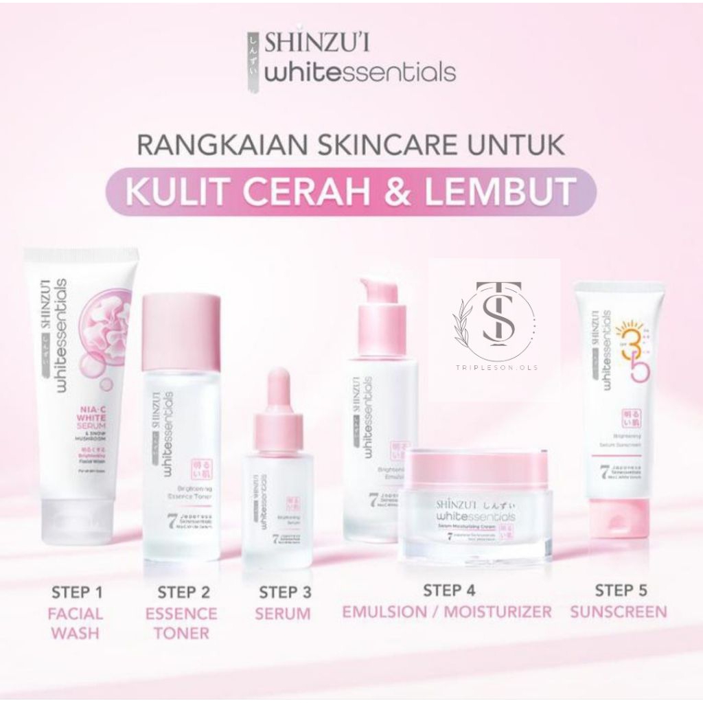 Jual Shinzui Brightening all series | Facewash 80ml+20ml | Brightening ...
