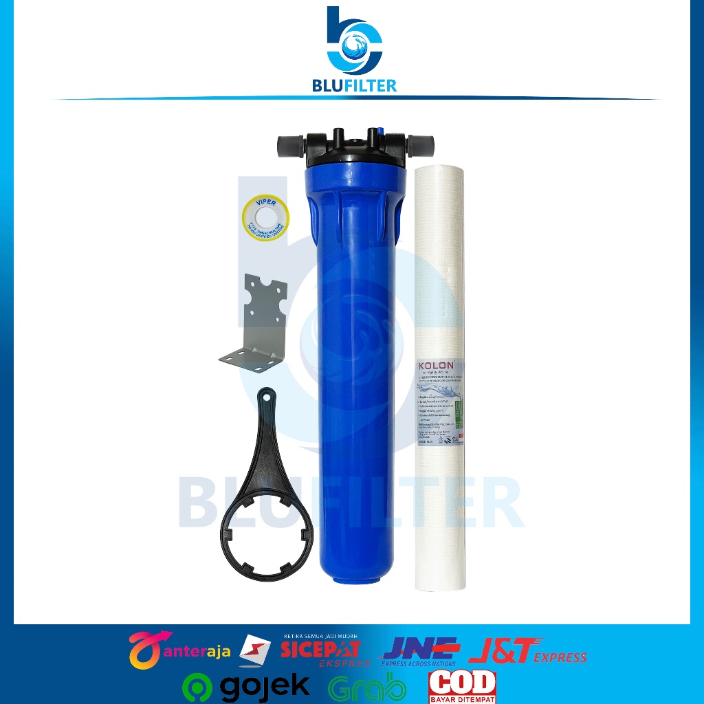 Jual PAKET FILTER AIR SIAP PAKAI 20 INCH / PENJERNIH AIR SEDIMENT SPUN ...