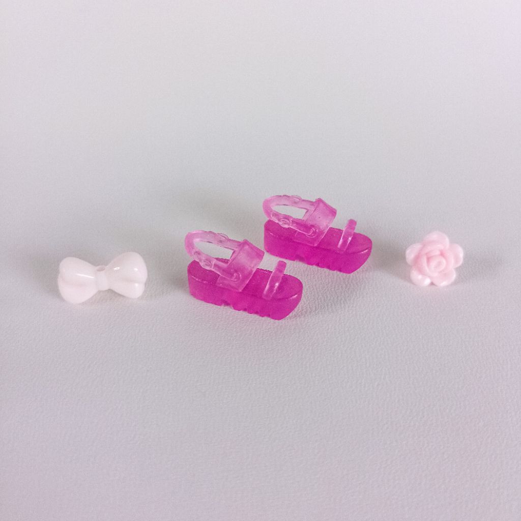 Jual Sandal Wedges Barbie Ori Mattel – Chic Flat Feet Wedge Heels ...