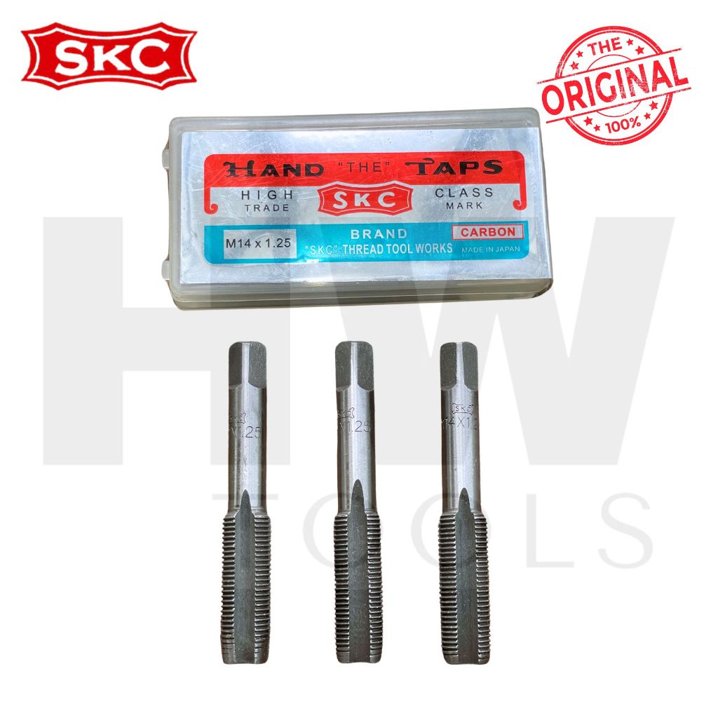 Jual SKC JAPAN Hand Tap Set M14 x 1.25 Mata Alat Tap Ulir 3pcs Carbon ...