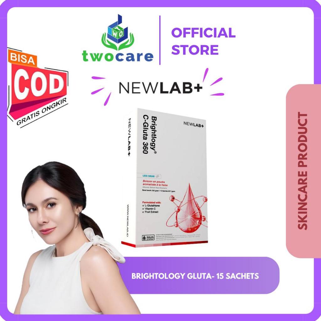 Jual Newlab+ Brightlogy C-Gluta 360 Less Sugar isi 15 Sachet | Shopee ...