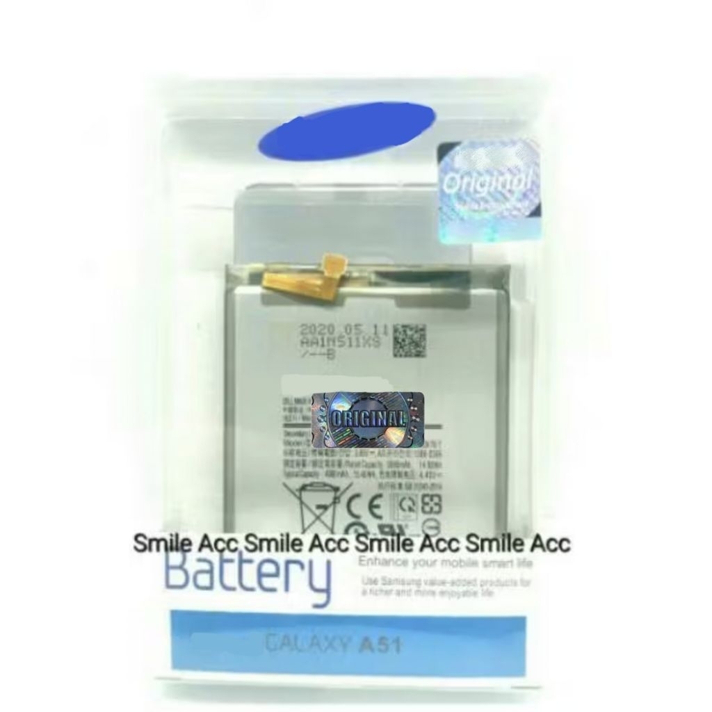 Jual Baterai Sam Galaxy A51 2020 A515 A515F EB-BA515ABY Original 100 | Shopee Indonesia