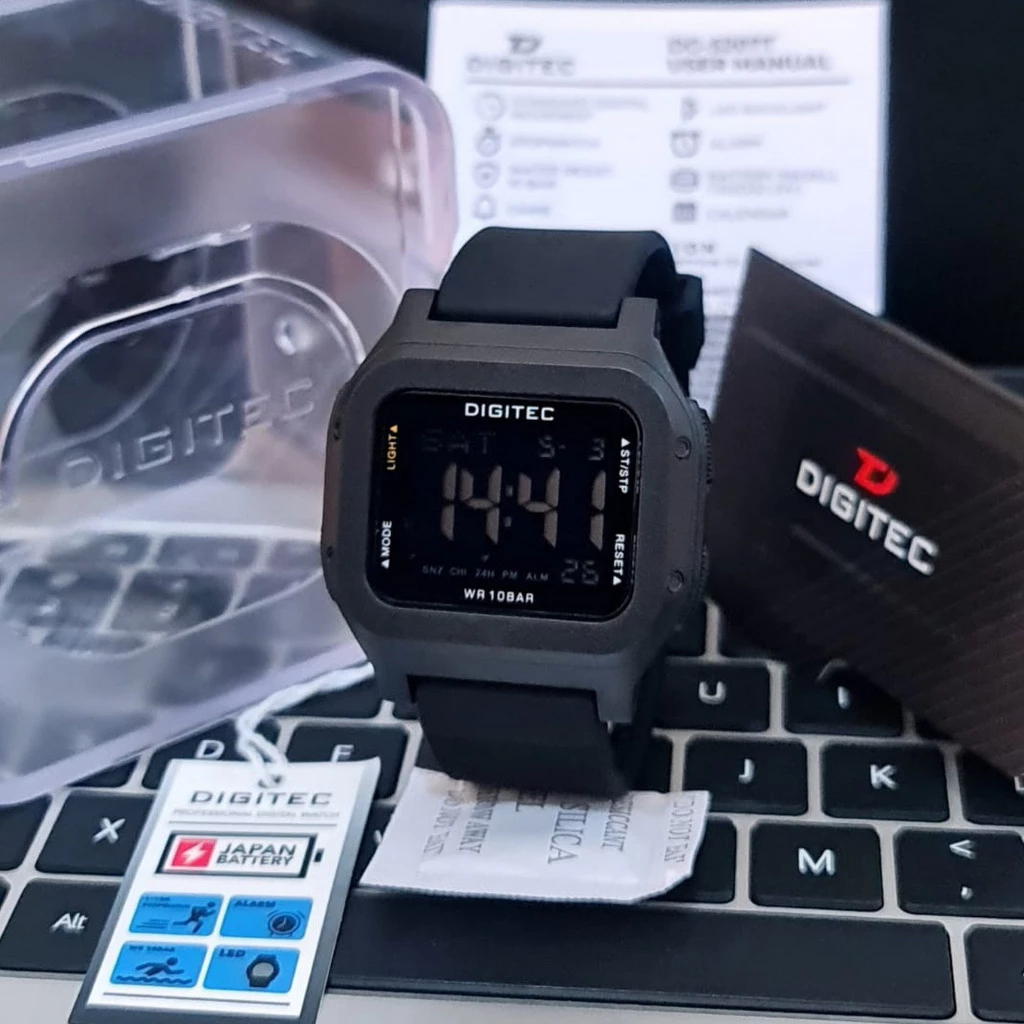 Jual DIGITEC DG 5207 Jam Tangan Pria Original Digital Rubber Jam Tangan ...