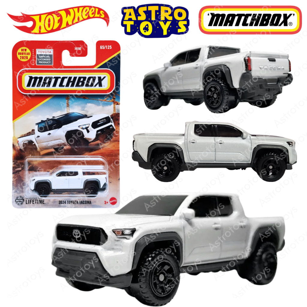 Jual Matchbox Basic 2024 Toyota Tacoma Truck Pickup 1:64 Real car / Mainan Anak Diecast Metal ...