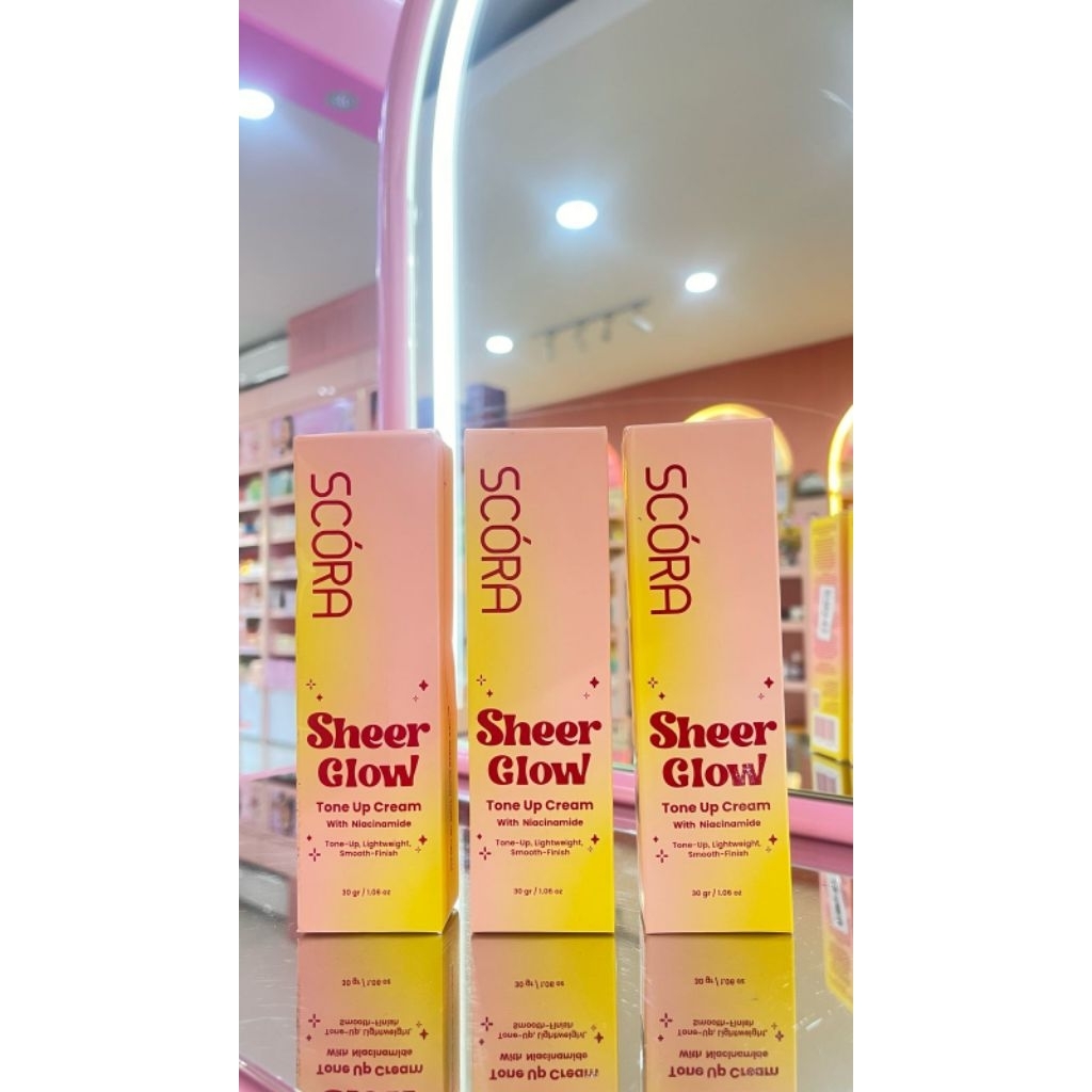 Jual SCORA Sheer Glow Tone Up Cream 30 Gr Tone Up Viral Mencerahkan ...