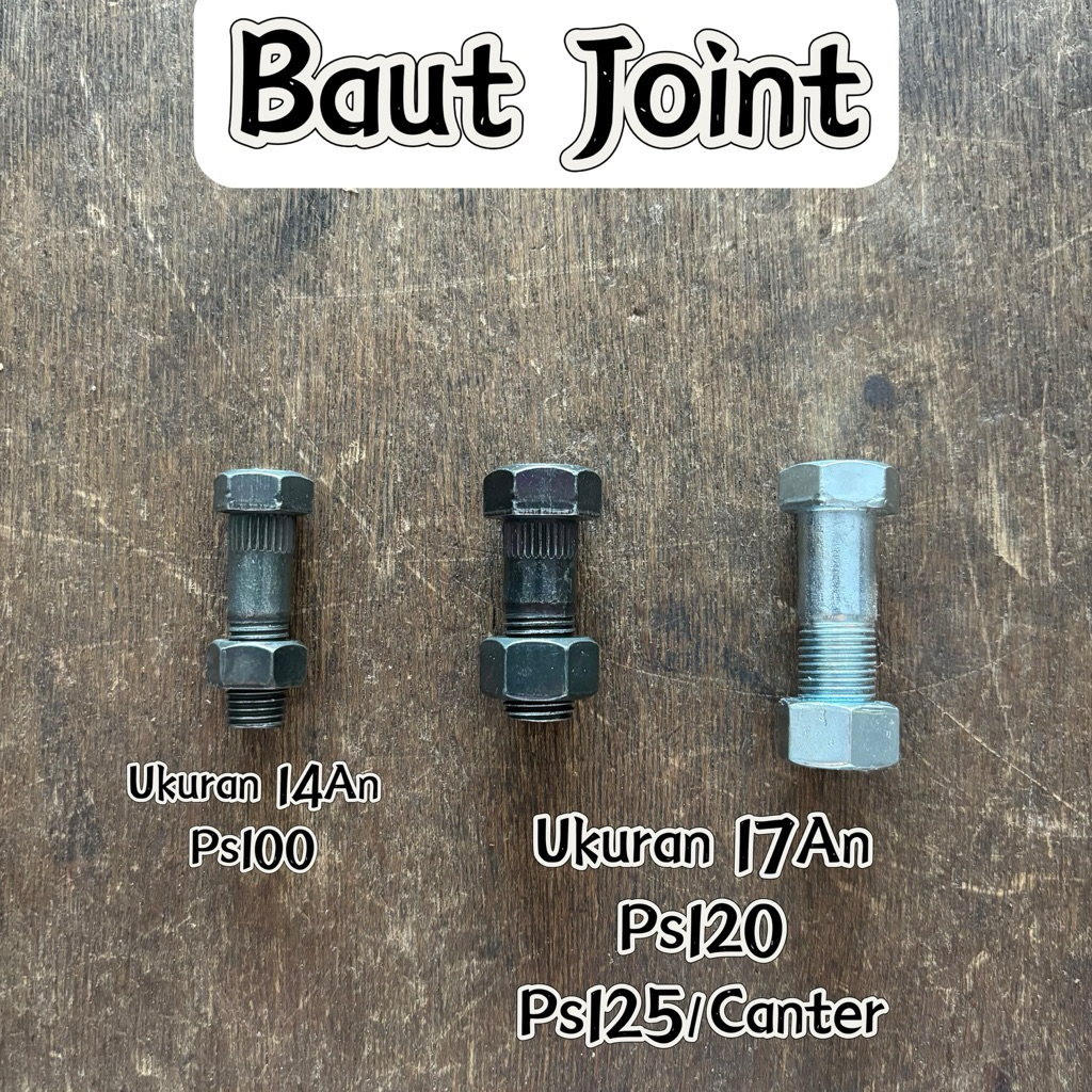 Jual Baut joint ps100 Baut joint ps120 Baut joint ps125 Baut joint ...