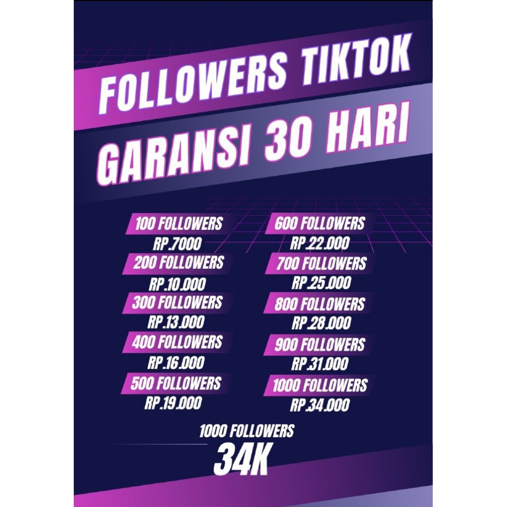 Jual Followers Tik**Tok Permanen Paling Murah | Shopee Indonesia