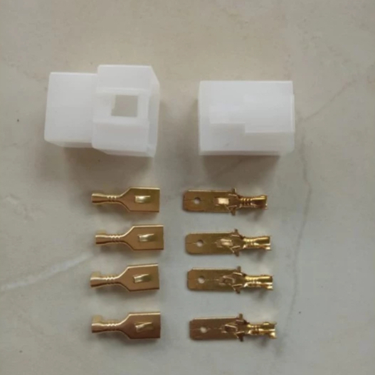 Jual SOCKET 4 PIN BESAR + SKUN / SOKET MOTOR / KONEKTOR / KABEL MOTOR ...