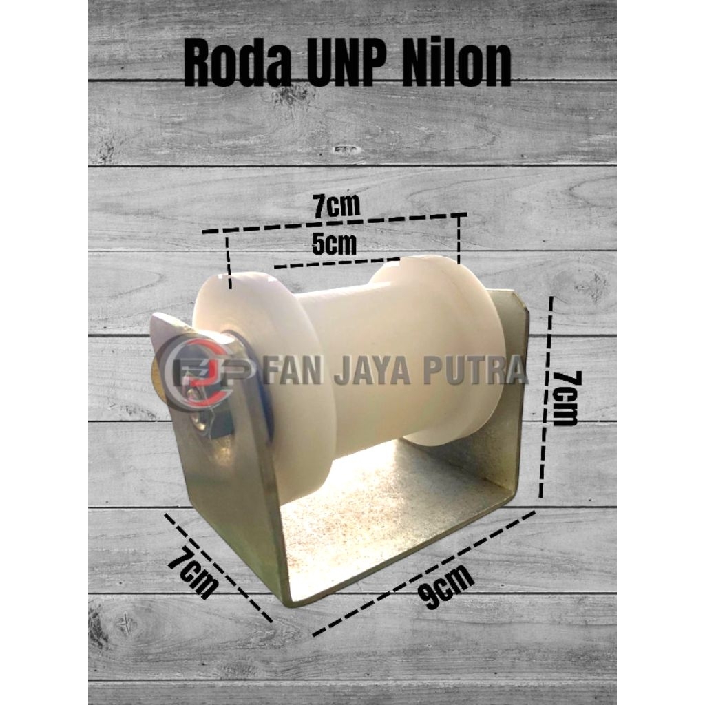 Jual Roda Pagar UNP Nilon 5cm | Roda Pagar UNP Nilon Roda Pagar Besi ...