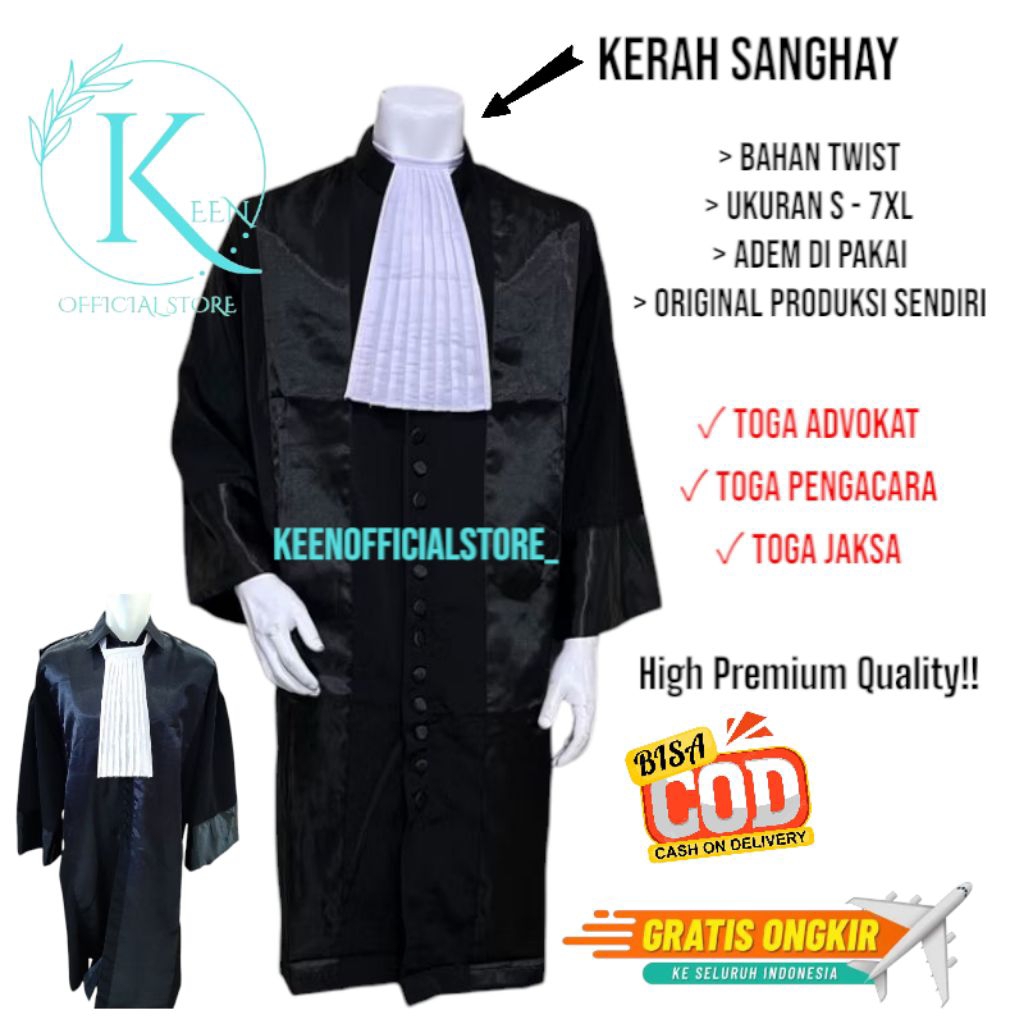 Jual Original Produksi Sendiri // Toga Advokat / Toga Jaksa / Toga ...