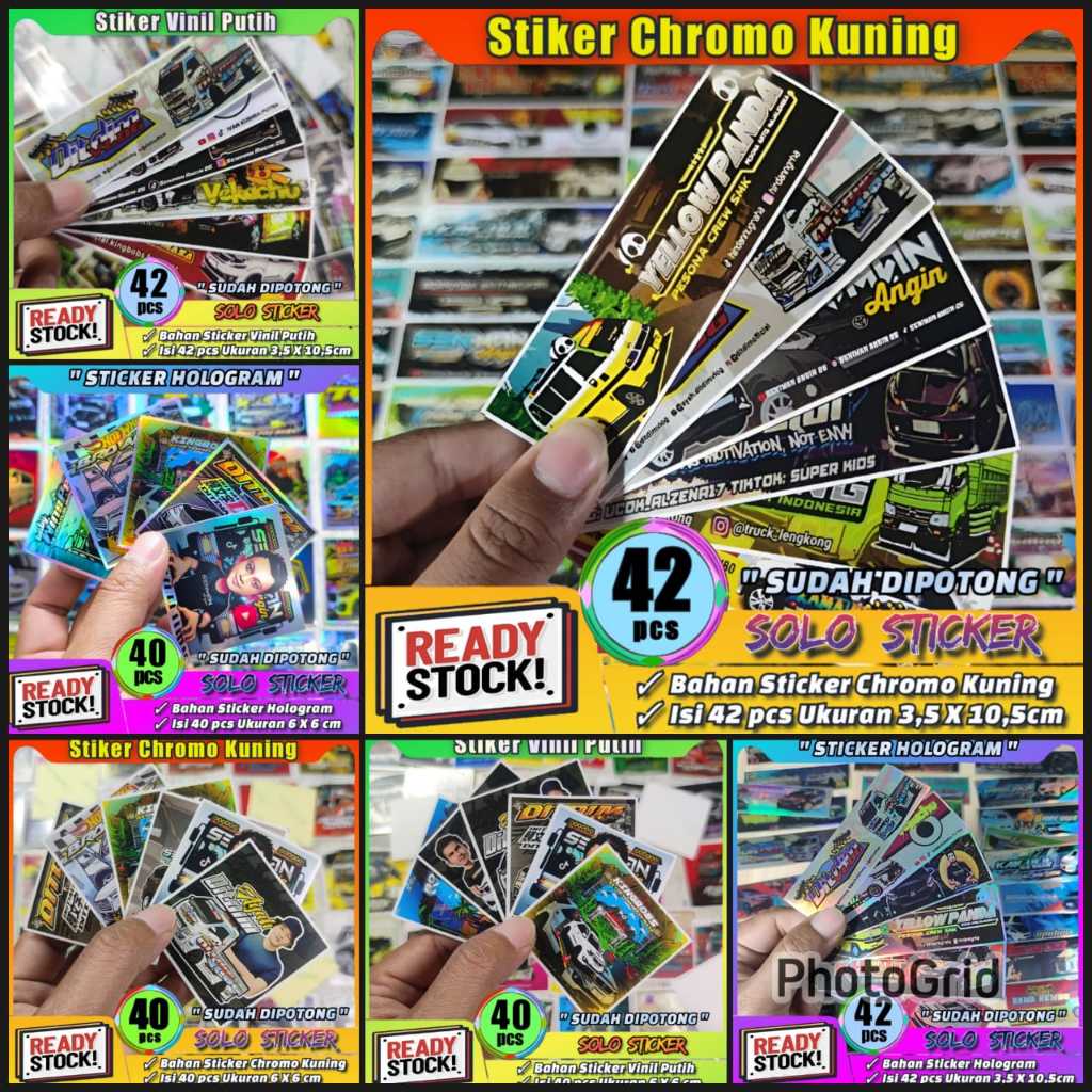 Jual Sticker TCI Panjang Isi 42pc Sticker Mobil Basuri SUDAH DIPOTONG ...