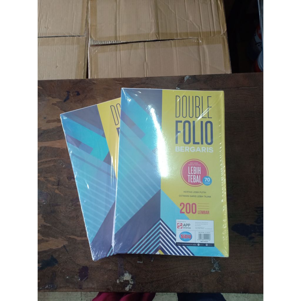 Jual DOUBLE FOLIO GARIS 100 LEMBAR | Shopee Indonesia