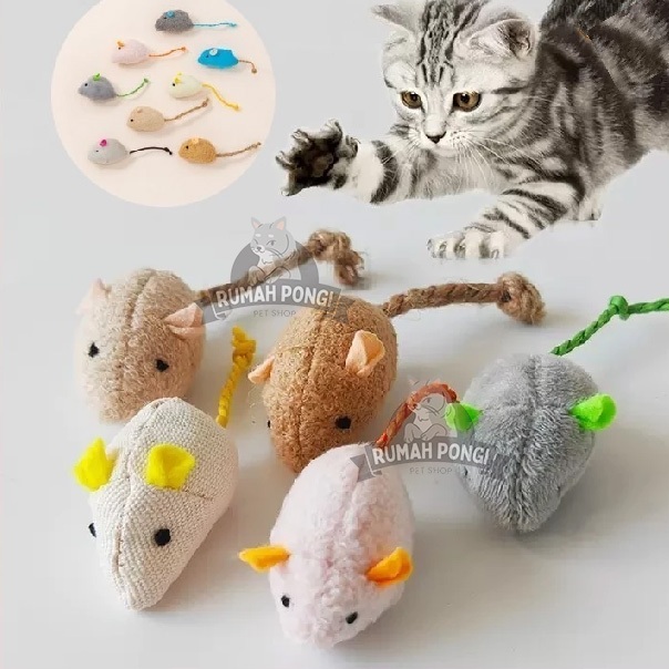 Jual Tikus Mainan Kucing Tangkap Cat Toy Dog Toy | Shopee Indonesia