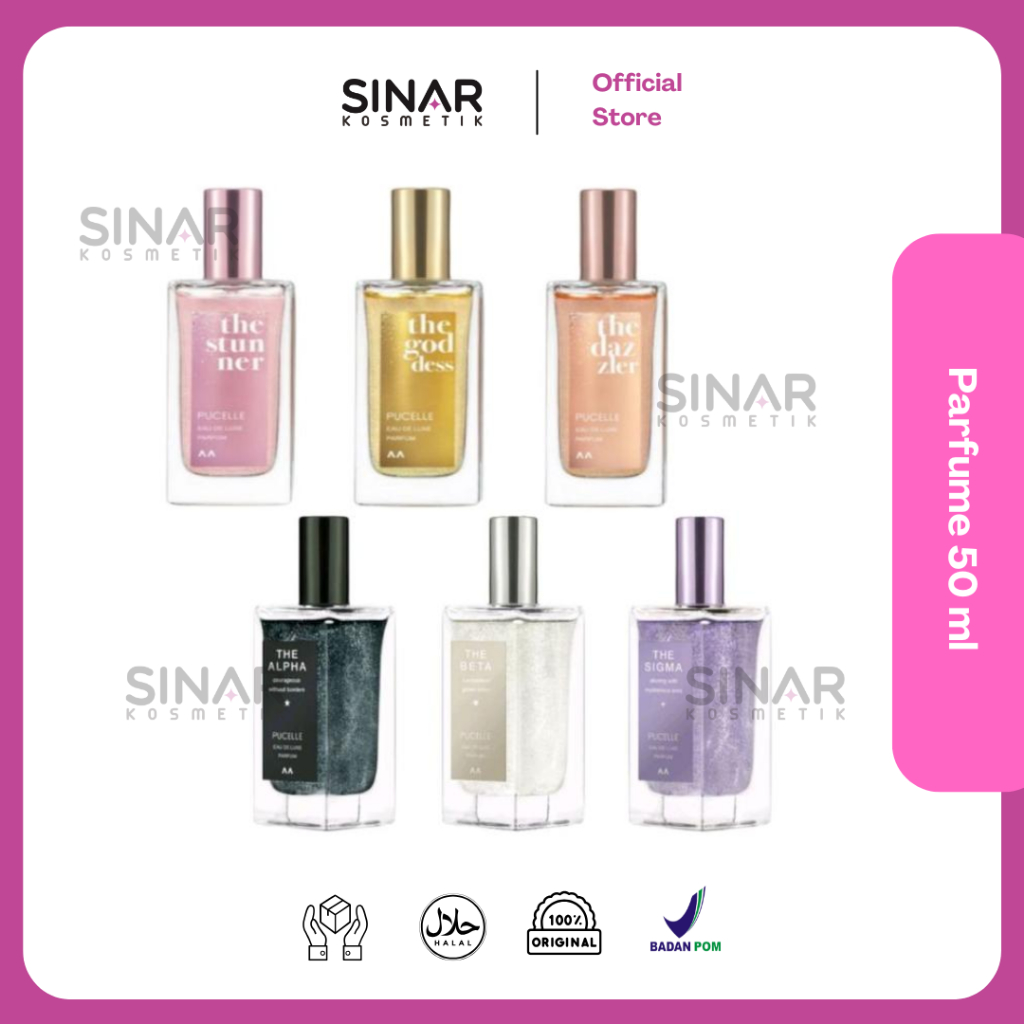 Jual Pucelle EDL Eau De Luxe Parfume 50 ml (Botol Kaca) | Shopee Indonesia