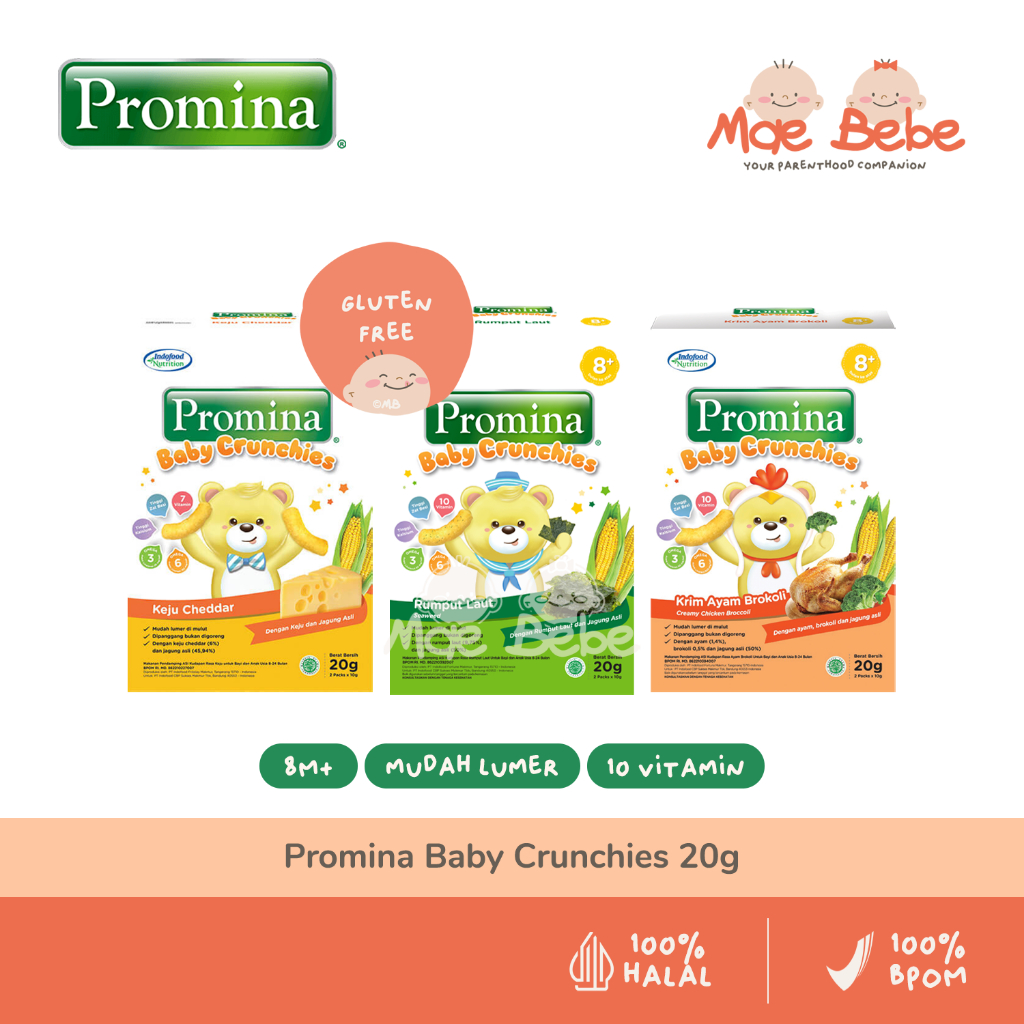 Jual Promina Baby Crunchies Snack 8M+ Makanan Ringan Camilan Crunch ...