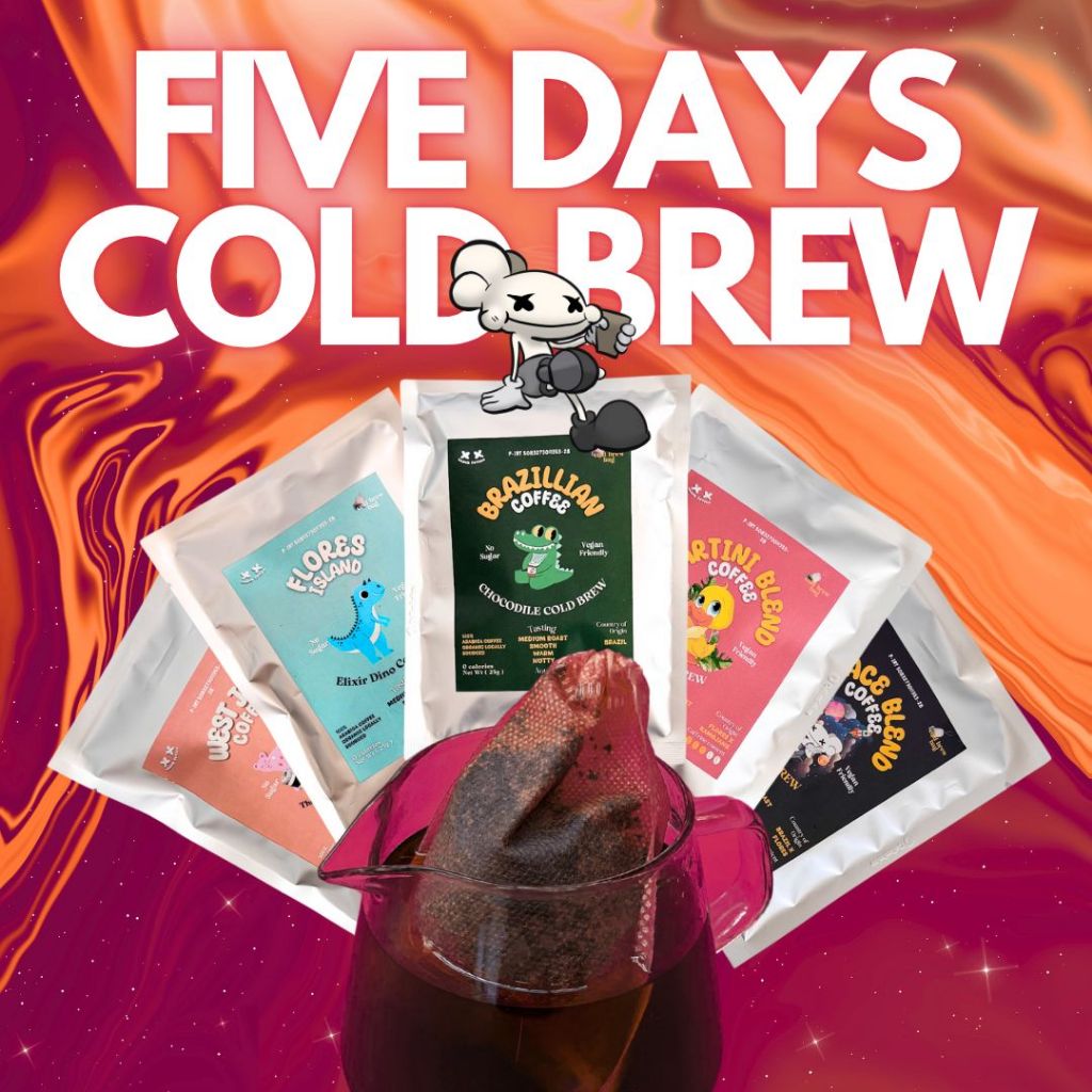 Jual Five Days Cold Brew Instant Filter Coffee By Black Potion Roastery | Shopee Indonesia