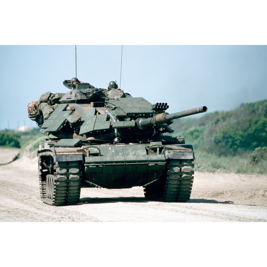 Jual US Marine M60A1 Tank With Reactive Armor ERA - Model Kit Tamiya 1/ ...