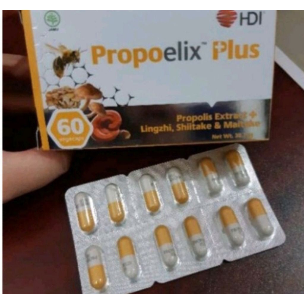 Jual propoelix plus 60 kapsul original segel 2028 | Shopee Indonesia