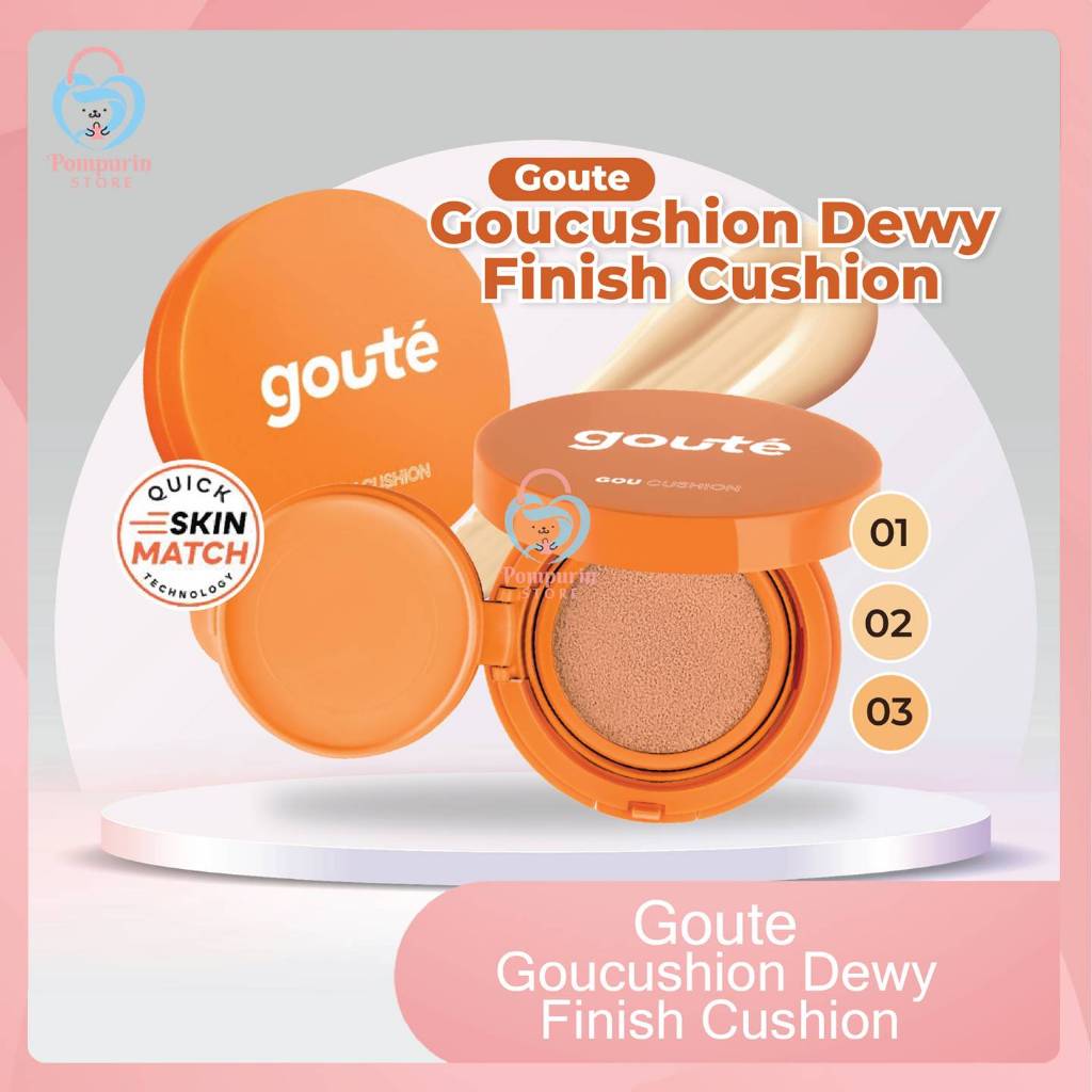 Jual Goute GouCushion Dewy Finish Cushion 15gr - Cushion Long Lasting ...