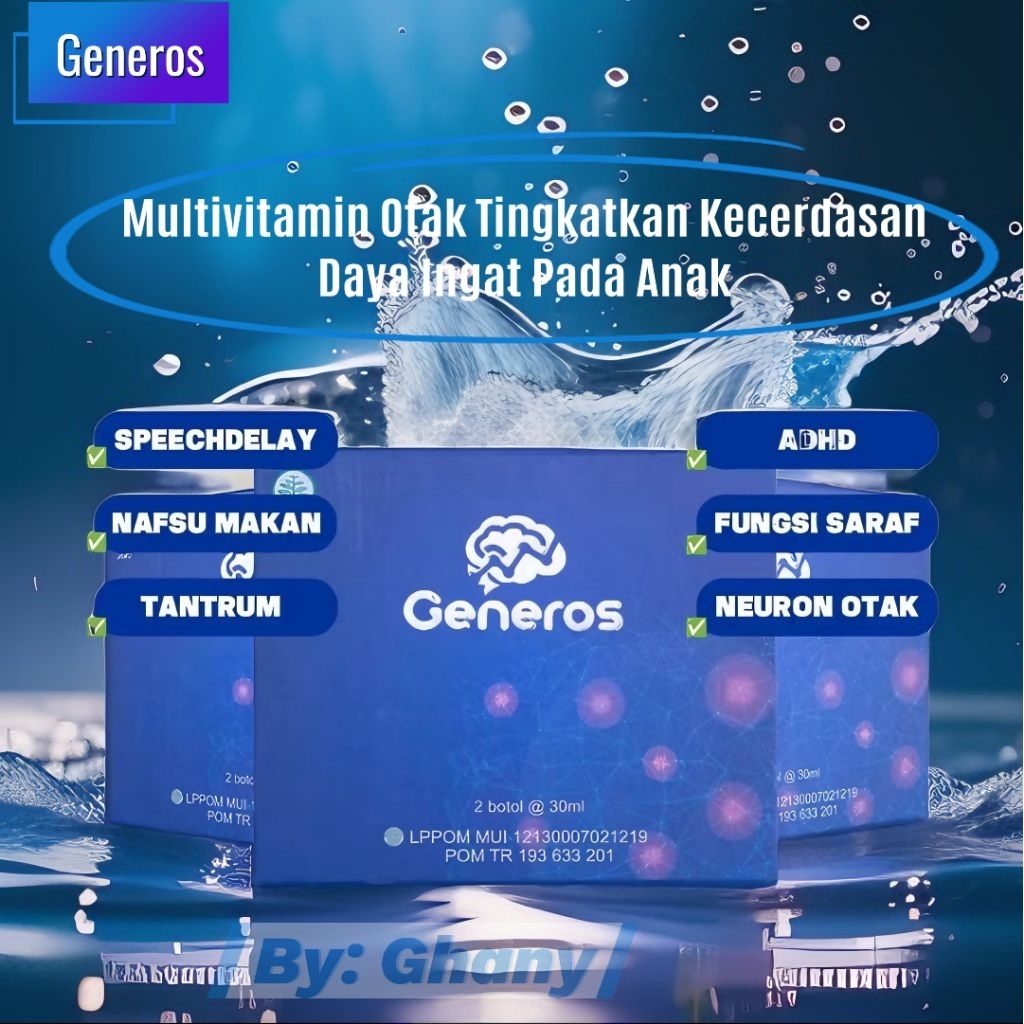 Jual Generos Multivitamin Otak Tingkatkan Kecerdasan & Daya Ingat Anak ...