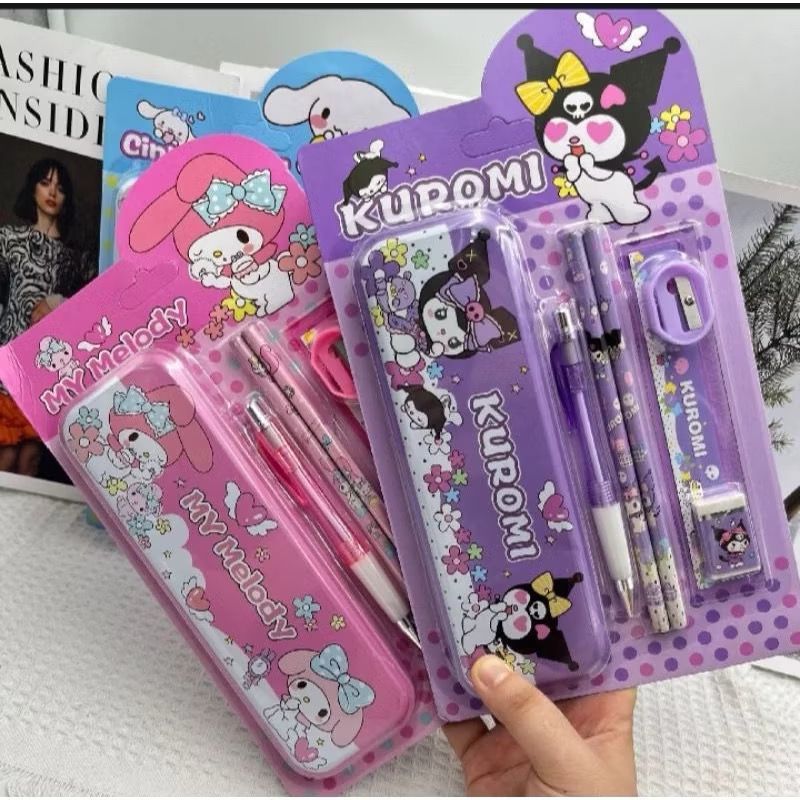 Jual Study set labubu Dan sanrio / Atk / Perlengkapan Sekolah | Shopee ...