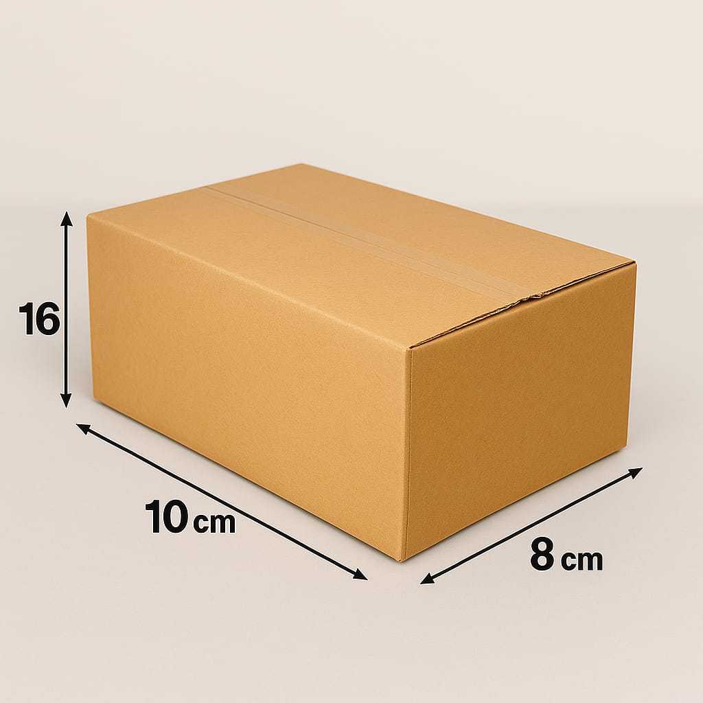 Jual Kardus Packing Ukuran 16x10x8 cm polos luar dalam | Shopee Indonesia