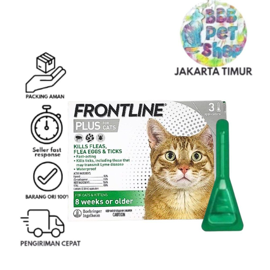 Jual OBAT KUTU FRONTLINE PLUS CAT/FRONTLINE PLUS CAT | Shopee Indonesia