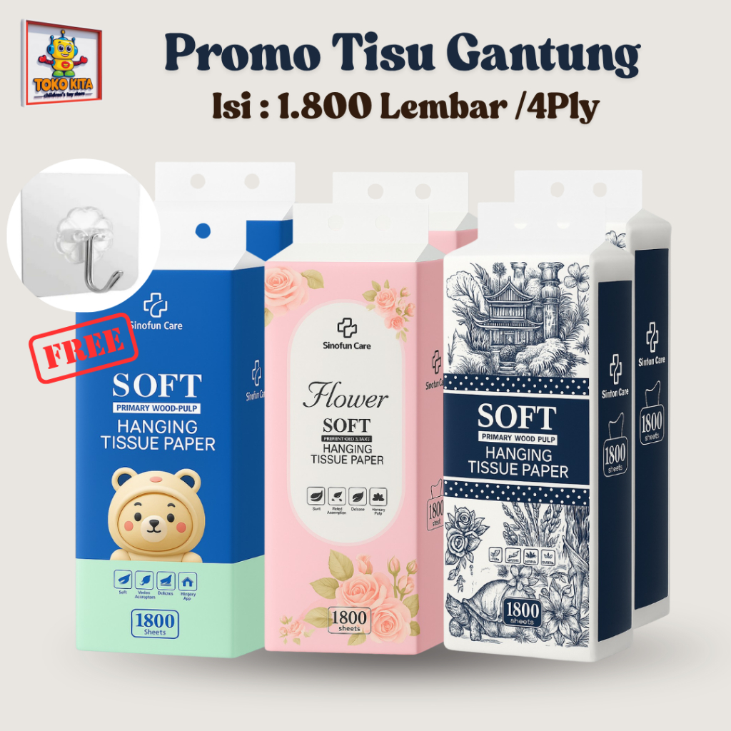Jual Tissue Serbaguna Tisu Wajah Tisu Dapur Tisu Toilet Tisu Gantung ...