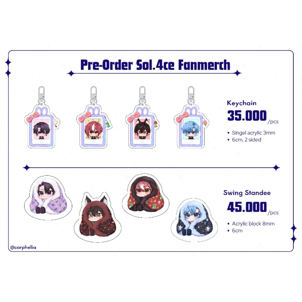 Jual Sol.4ce Keychain & Standee [Fanmerch] | Shopee Indonesia