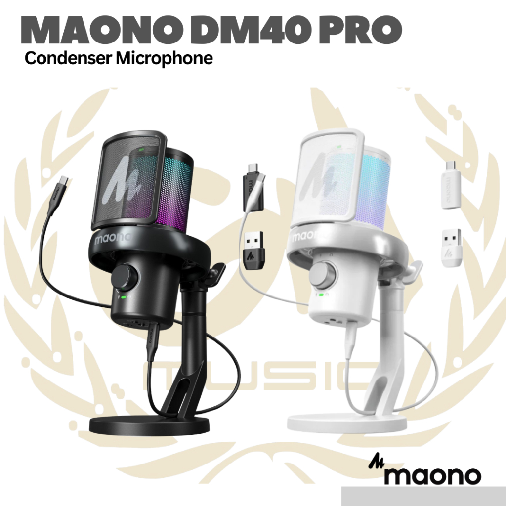Jual MAONO DM40 PRO USB / Wireless Gaming Desktop Microphone | Mic ...