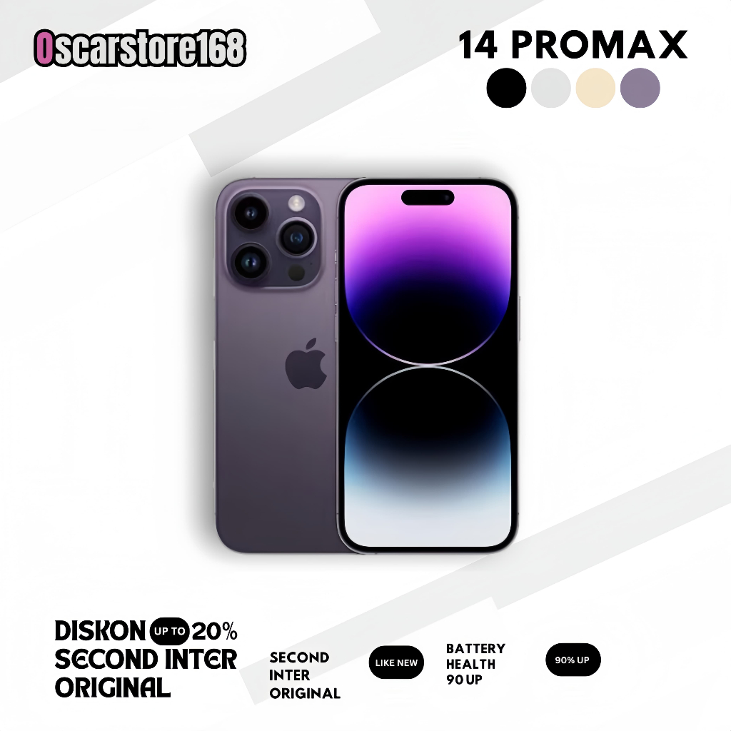Jual IPHONE 14 Pro Max Second ORIGINAL IPHONE 14ProMax 1TB 512GB 256GB ...
