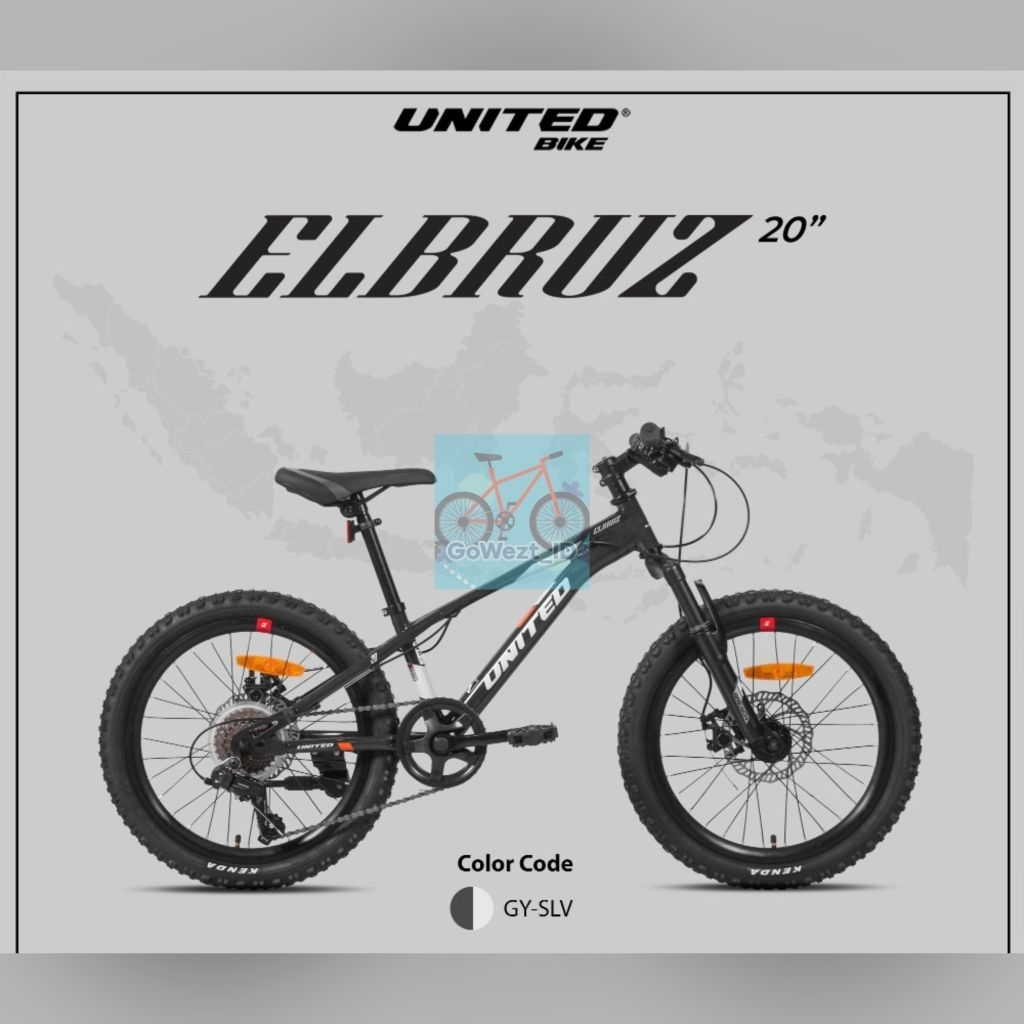 Jual Sepeda Anak Gunung MTB Ukuran 20 United Elbruz | High Quality ...