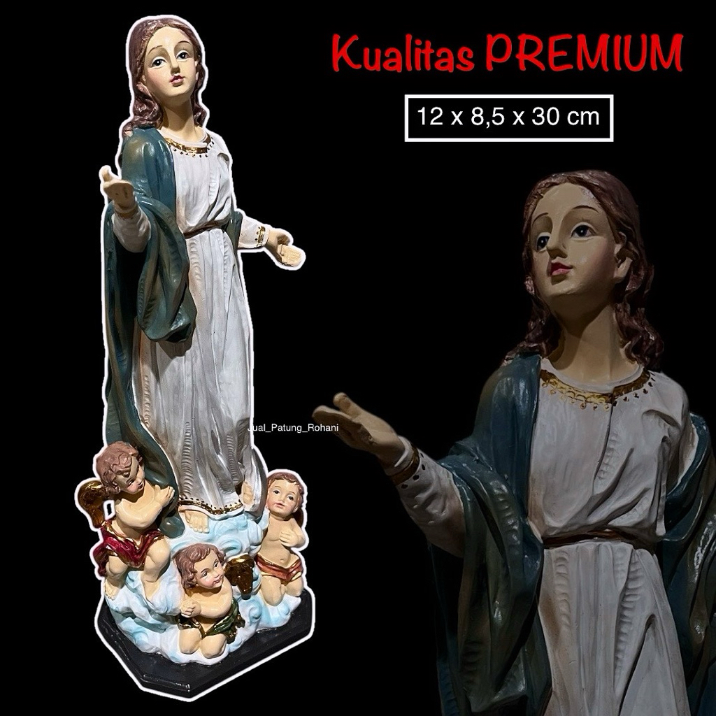 Jual Patung Maria Assumpta Naik Ke Surga 30 cm PREMIUM | Shopee Indonesia
