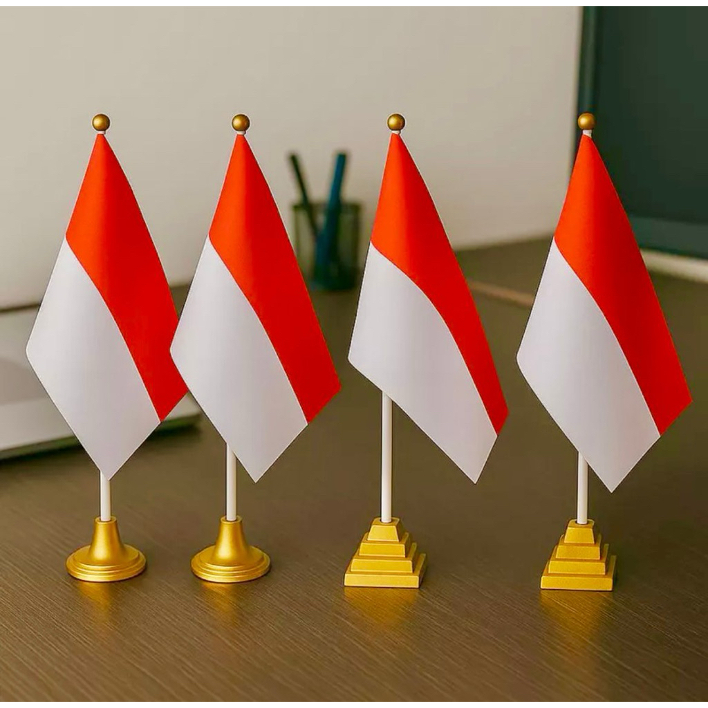 Jual BENDERA MEJA MERAH PUTIH BENDERA PAWAI HUT RI BENDERA KAIN MERAH ...