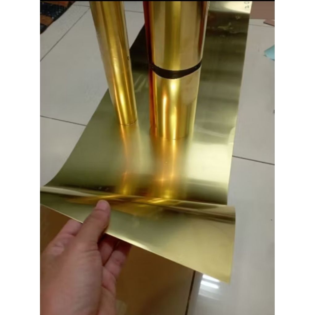 Jual Plat Kuningan 0,05mm x 360mm x 1200mm | Shopee Indonesia