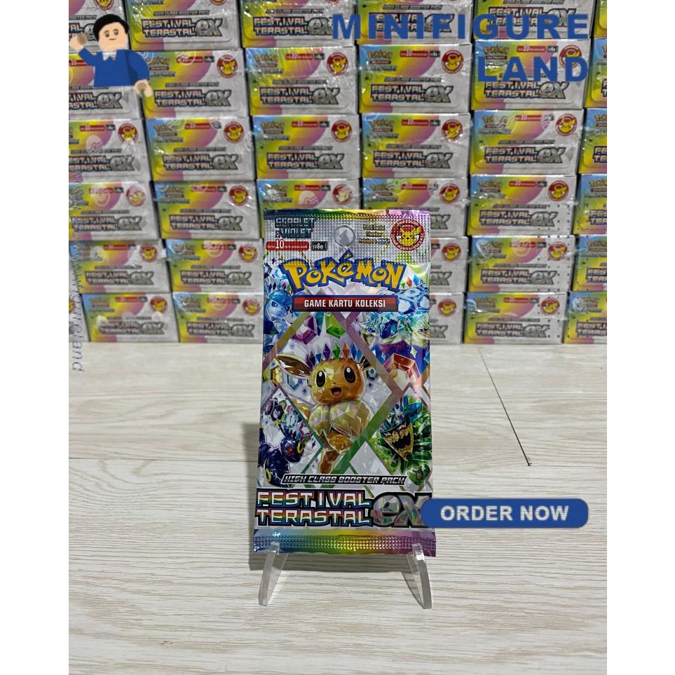 Jual Pokemon TCG INDONESIA SV8A Terastal Festival Ex Eevee Booster Pack INDONESIA Authentic ...