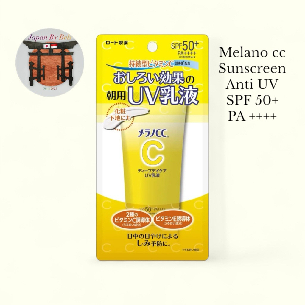 Jual ready stock! sunblock sunscreen Melano CC Deep Day Care anti UV Milky Lotion, 50 g ...