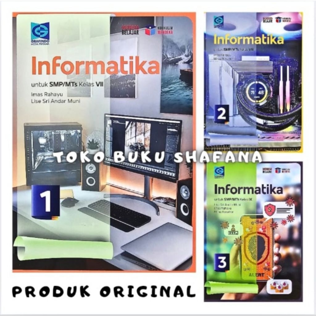 Jual Buku Informatika SMP Kelas 7 8 9 / 1 2 3 Grafindo Kurikulum Merdeka Original | Shopee Indonesia