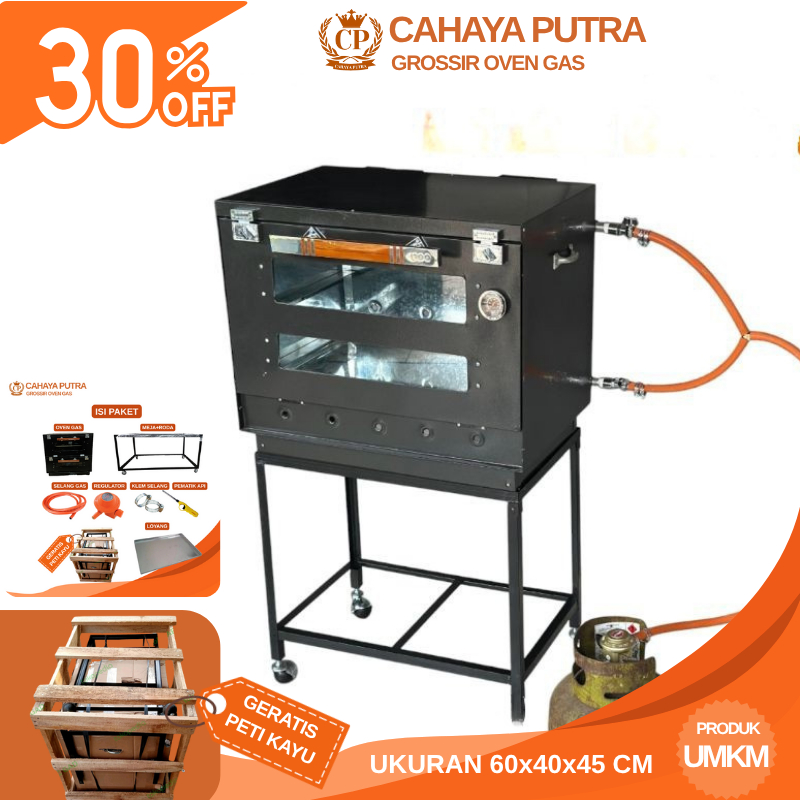 Jual OVEN GAS UKURAN 60X40X45 CM FULL SET BAHAN GALVANIS COLOUR BOND ...