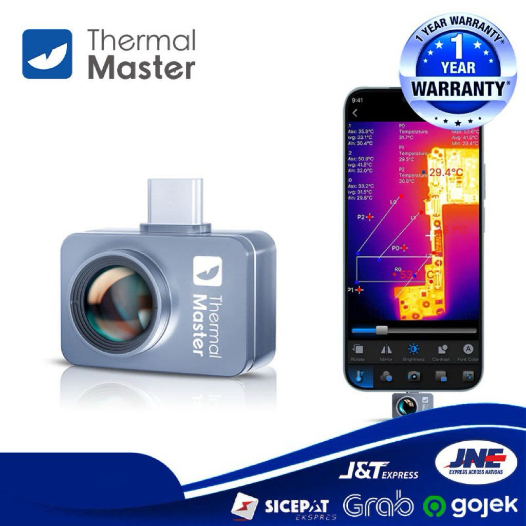 Jual Thermal Master P2 Pro with Macro Magnetic Lens Infra Red Thermal ...
