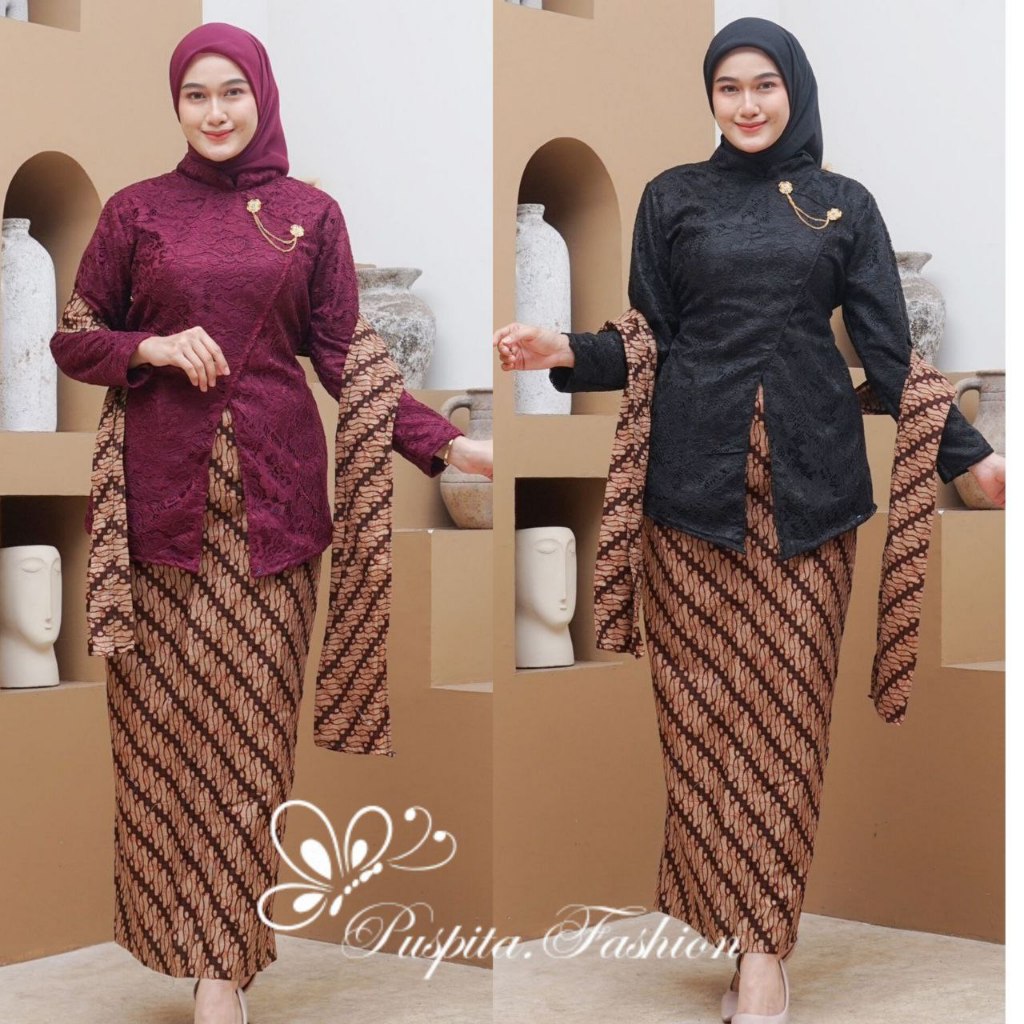 Jual Set Kebaya Jawa Janggan Kartini FREE BROS DAN SLENDANG Wisuda ...