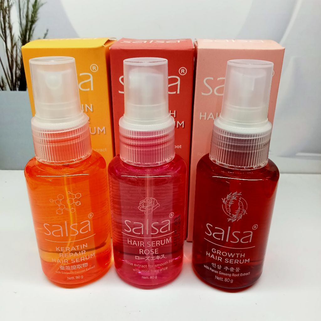 Jual SALSA HAIR SERUM // ROSE // GROW // KERATIN // SERUM SALSA ...