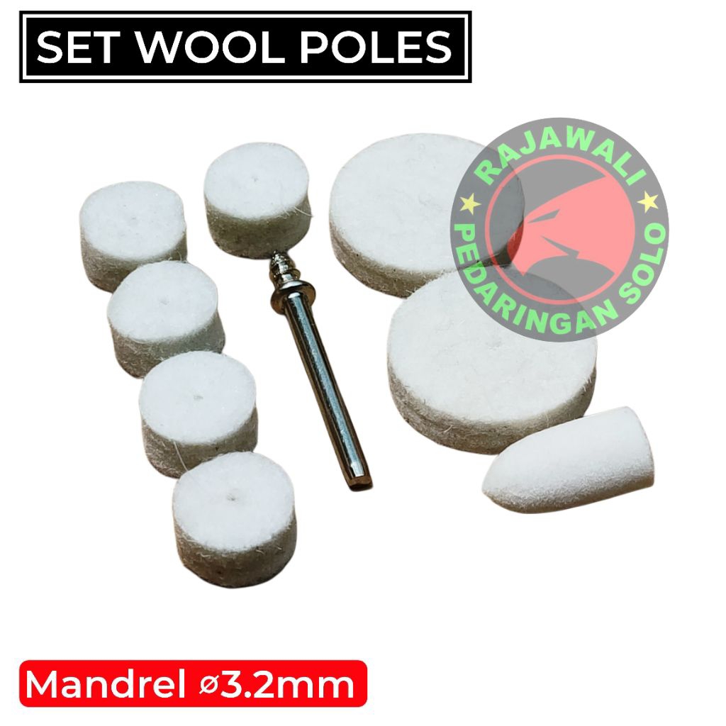 Jual Set Wool Poles Poles Pad Dremel Mini Bor – Mandrel 3.2mm – Mata ...