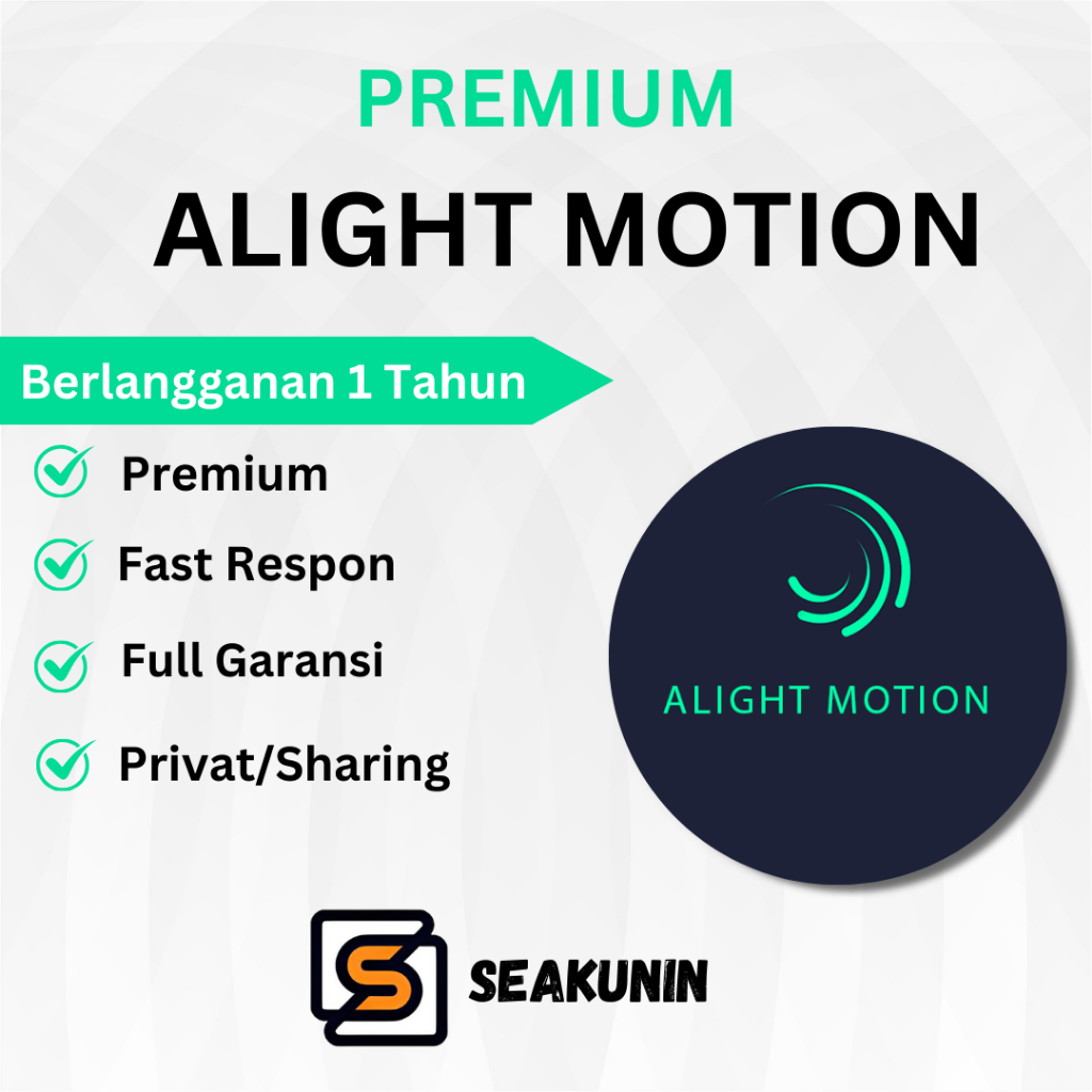 Jual Alight Motion Pro No Watermark Efek Premium Full Unlock
