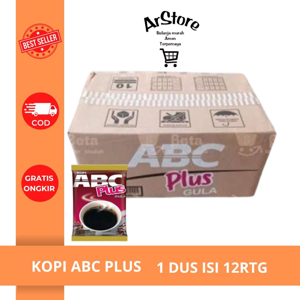 Jual KOPI ABC PLUS 1 DUS ISI 12RTG | Shopee Indonesia